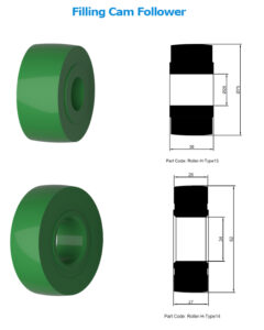Filling Roller, Filling Cam Follower Roller, Filler Roller, Filler Cam ...